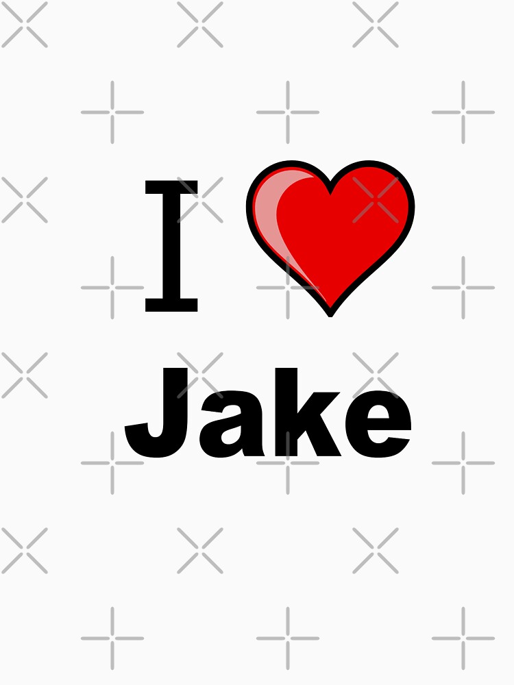 "I love Jake heart tee" T-shirt by tiaknight | Redbubble