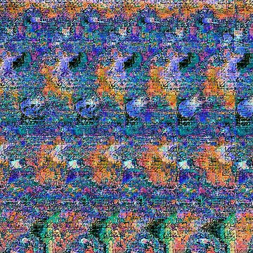 "Stereogram Mountain" Sticker for Sale by Joseph Woodhouse | Redbubble