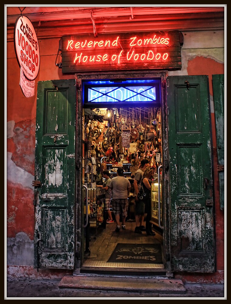 "Welcome to Rev Zombie's House of Voodoo" by Mikell Herrick | Redbubble