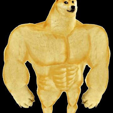 Lámina rígida for Sale con la obra « también conocido como Buff Doge se ...