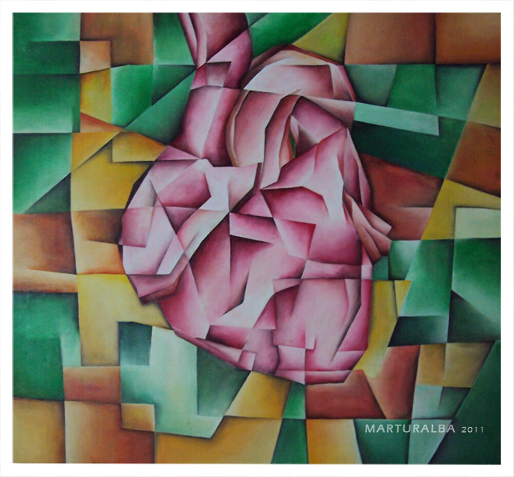 "Cubist heart" by marturalba | Redbubble