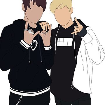"Sam & Colby" Art Print for Sale by Jenna Ross | Redbubble
