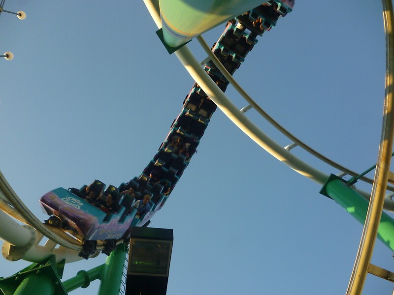 "Roller Coaster Loop (Desert Storm)" by MontagnaMagica | Redbubble