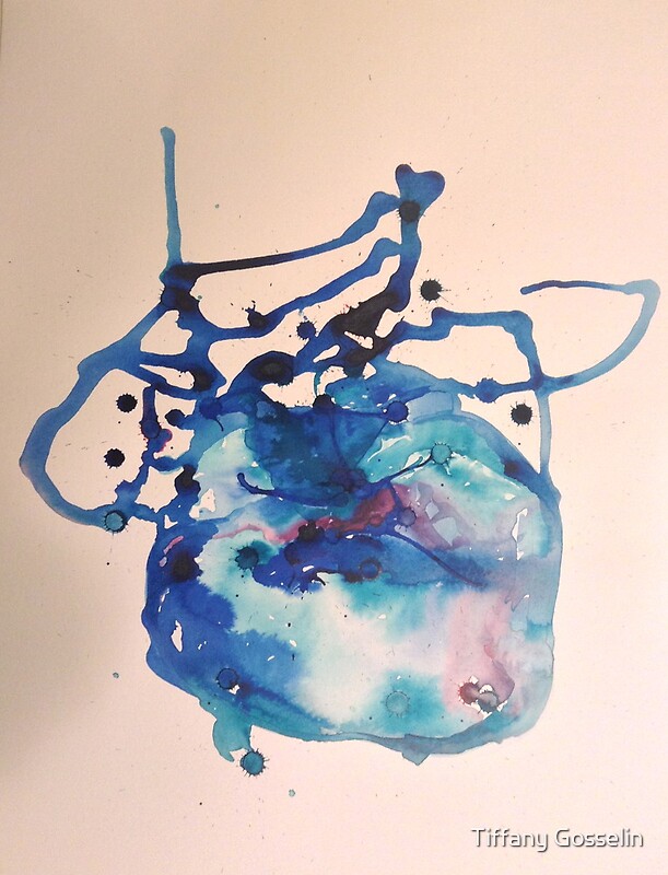 "Beautiful Abstract Ink Painting" by Tiffany Gosselin | Redbubble
