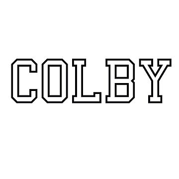 "Colby" Sticker for Sale by Jenna Ross | Redbubble
