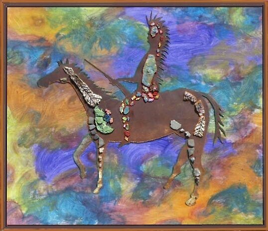 "Commanchi on Horseback ll" by aaron a amyx | Redbubble