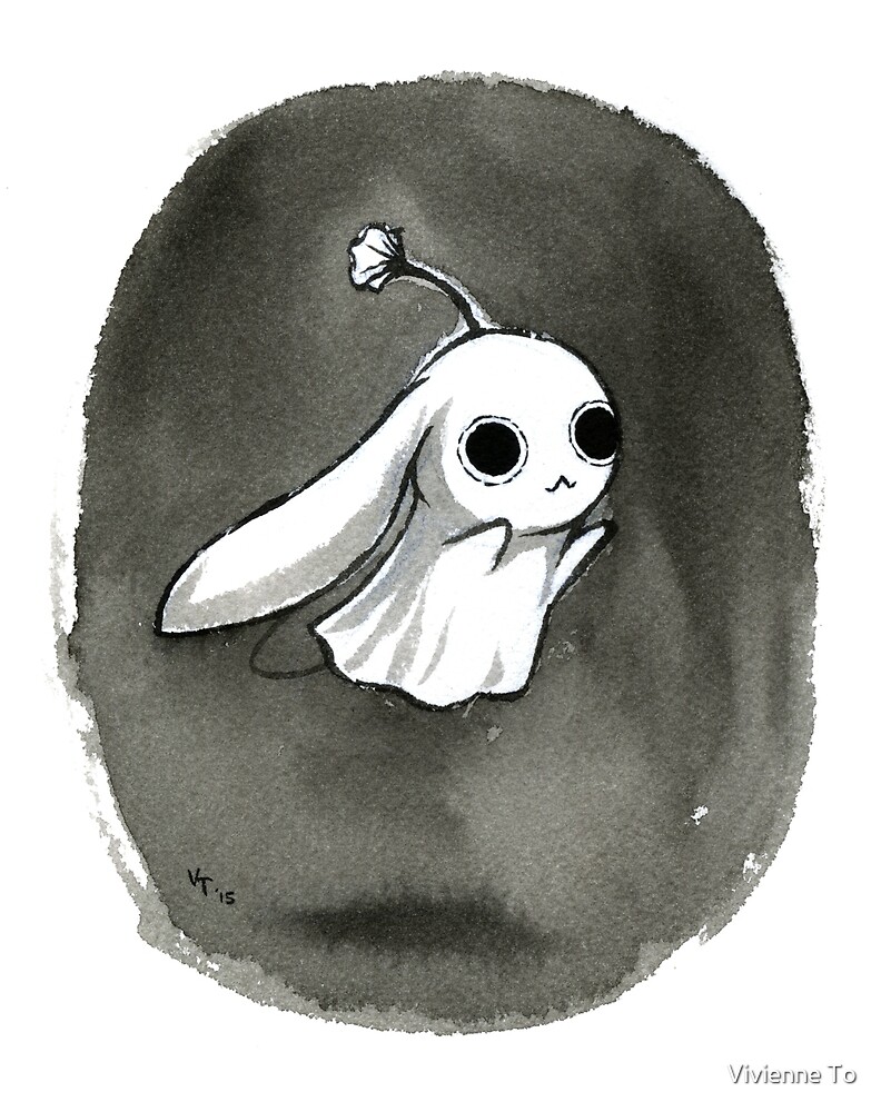 "Ghost Bunny" by Vivienne To | Redbubble