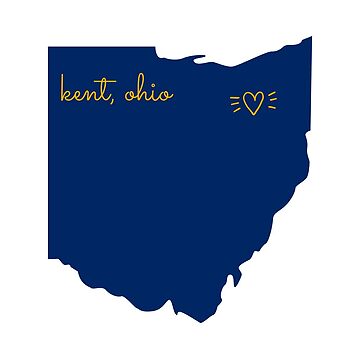 "Kent, Ohio" Sticker for Sale by abigailbaughan | Redbubble