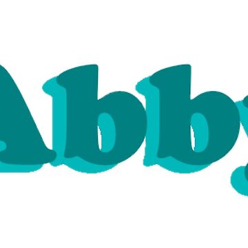 "Abby" Sticker for Sale by LivGillin | Redbubble