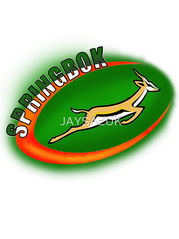 "SPRINGBOK RUGBY SOUTH AFRICA" Stickers by JAYSA2UK | Redbubble