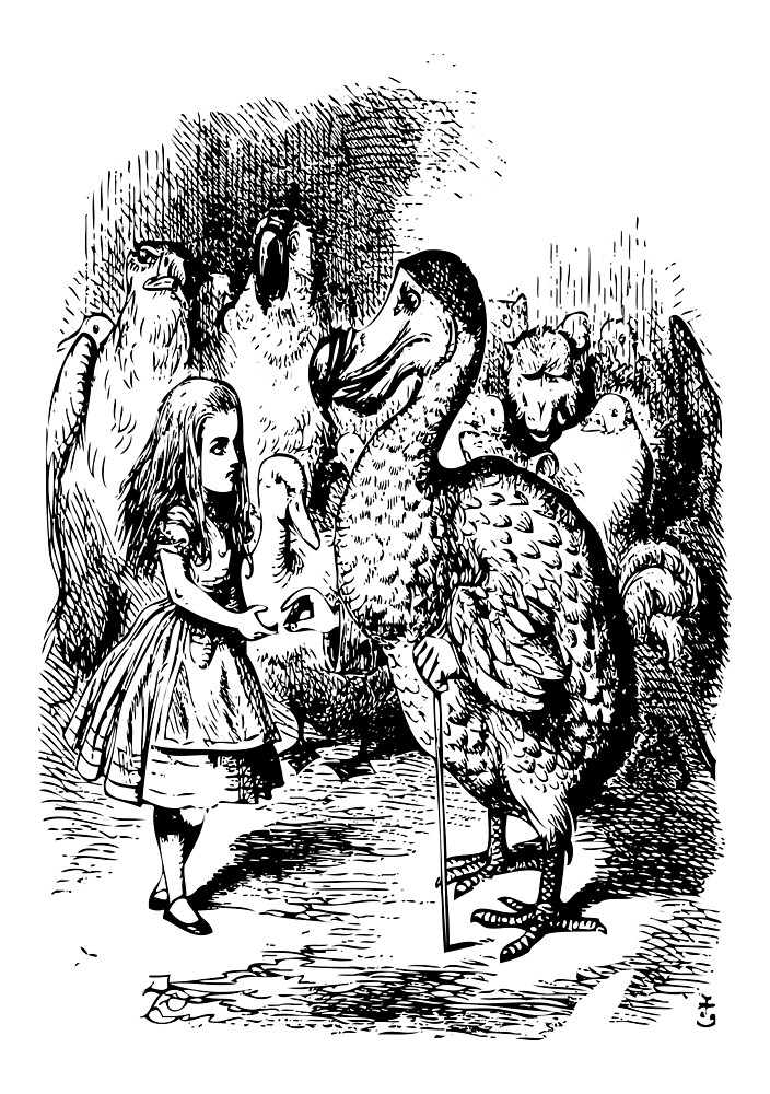 "Alice in Wonderland | Dodo Presenting Thimble to Alice | Vintage Alice ...