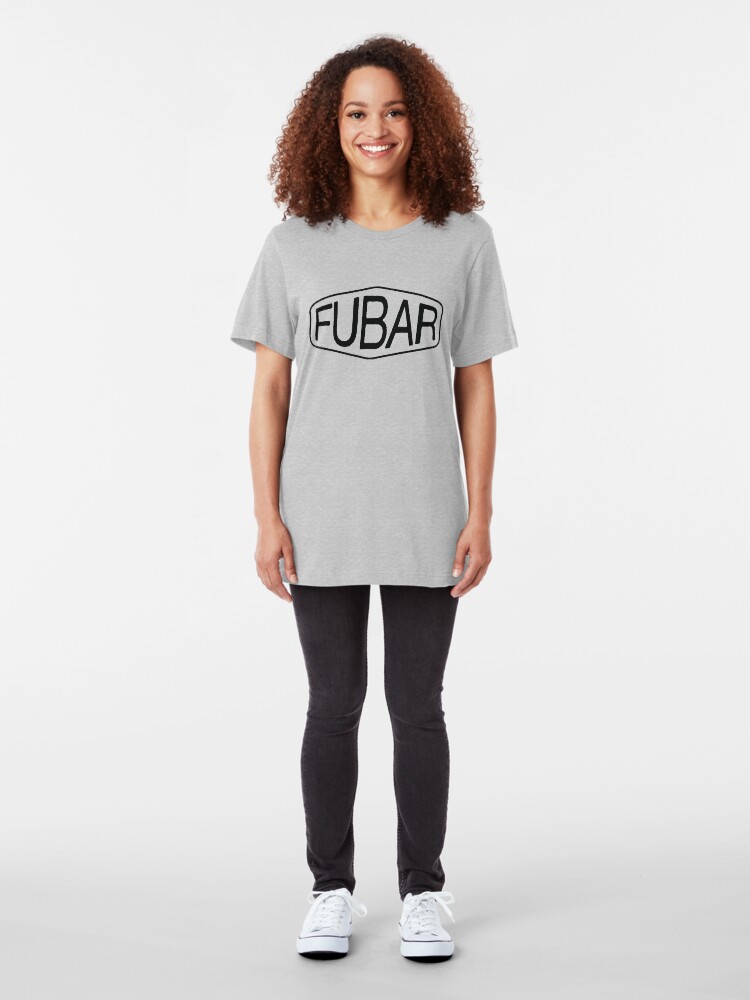 "FUBAR logo - black contrast version" T-shirt by dennis-gaylor | Redbubble