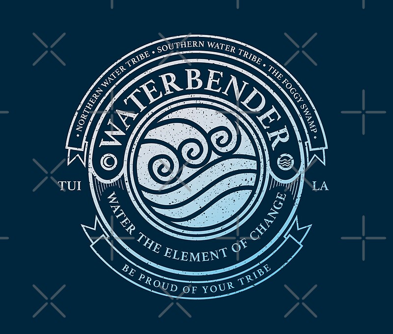 "ATLA Waterbender Symbol: Avatar The Last Airbender Inspired-Design" by ...