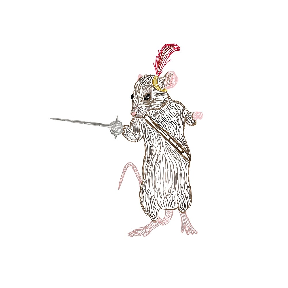 "Narnia Reepicheep, the bravest of mice" by rexelrat | Redbubble