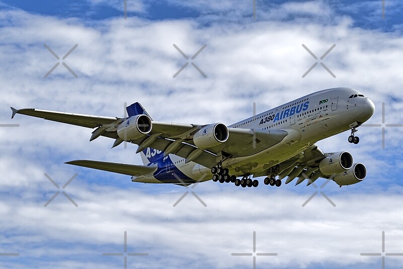 "Airbus Industrie A380 prototype" by Andrew Harker | Redbubble