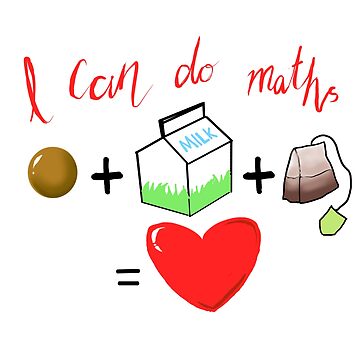 "I can do Maths | Bubble Milk Tea Maths" Photographic Print for Sale by ...