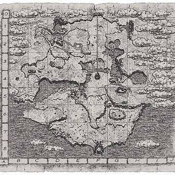 "Shadow of the Colossus map" Poster for Sale by Ranstone | Redbubble