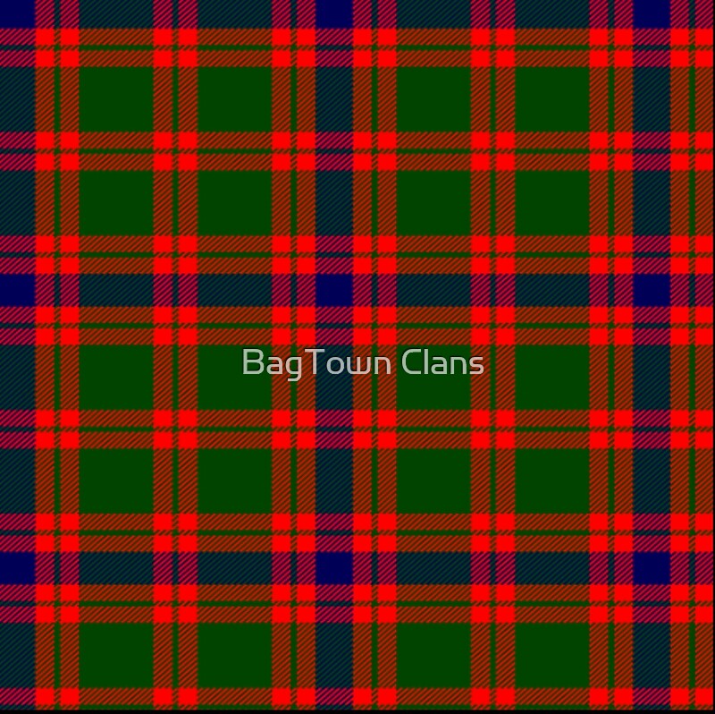 "Clan Skene Tartan " by BagTown Clans | Redbubble