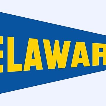 "University of Delaware Pennant Flag" Sticker for Sale by agnello22 ...