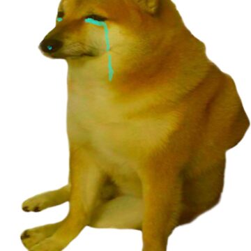 "Sad Cheems" Photographic Print for Sale by arsenaa | Redbubble