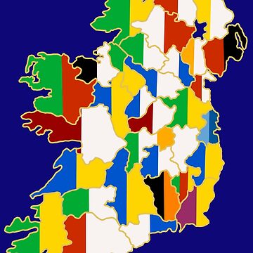 "Copy of County Colours of Ireland" Poster for Sale by Bird-Related ...