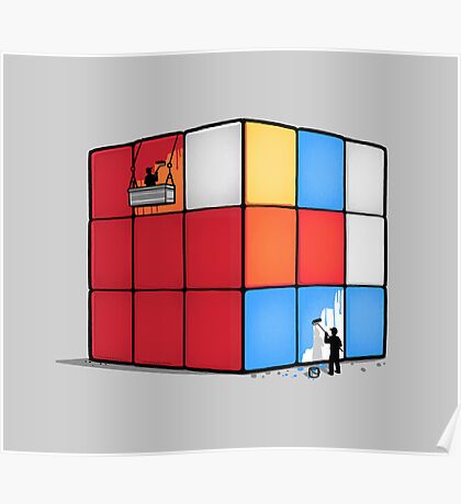 Rubik Cube Posters | Redbubble