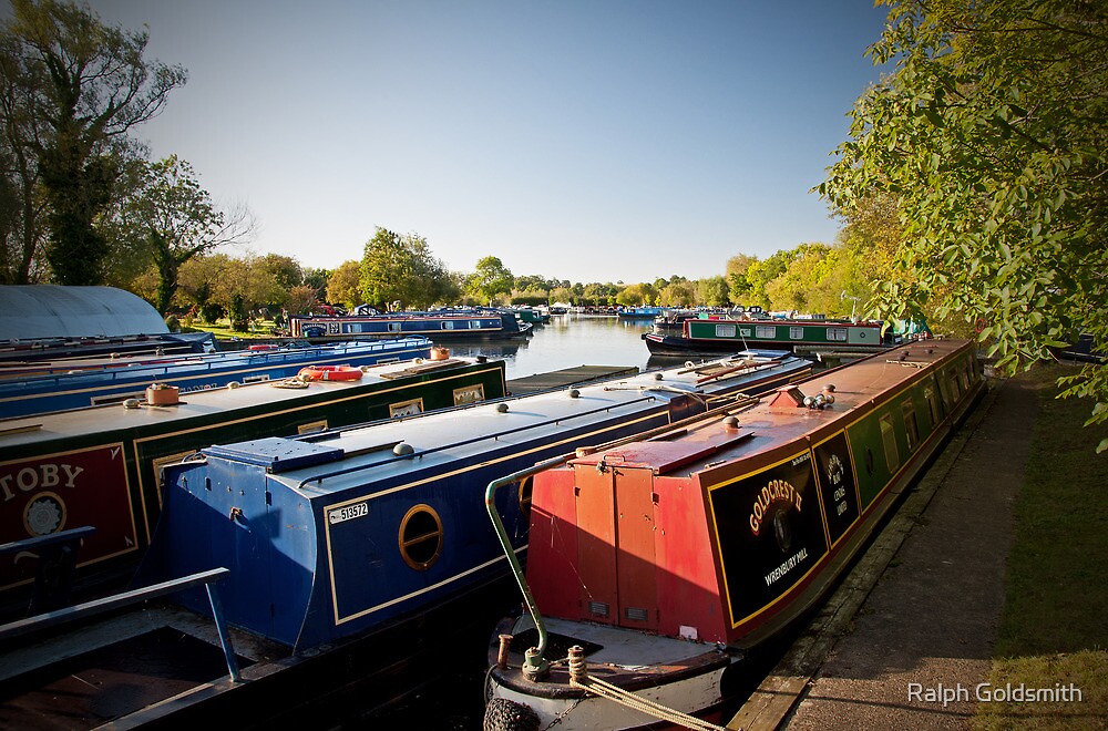 "Gayton Marina Grand Union Canal" by Ralph Goldsmith | Redbubble
