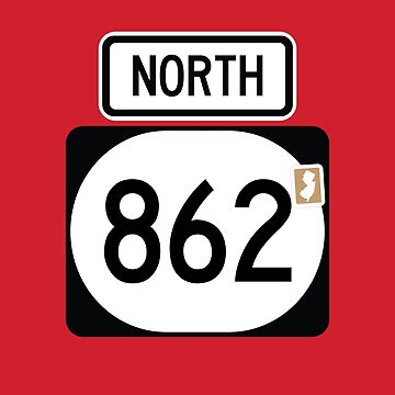 "New Jersey State Route 862 (Area Code 862)" Poster for Sale by SRnAC ...