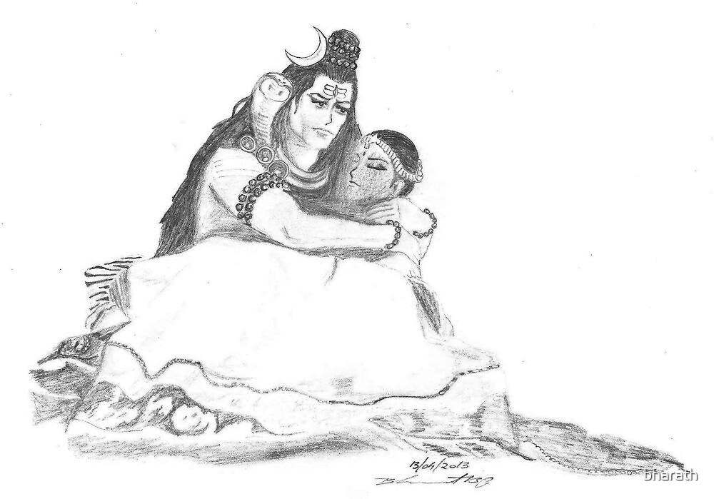 "Shiva and Sati" by bharath | Redbubble
