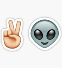 Peace Out Emoji: Stickers | Redbubble