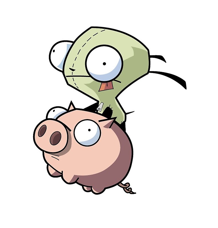 "Gir from Invader Zim" by John-the-cow | Redbubble