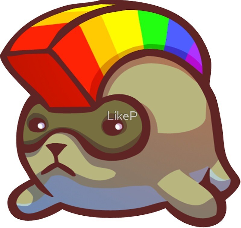 "Hamster Hawk CS:GO Sticker" by LikeP | Redbubble