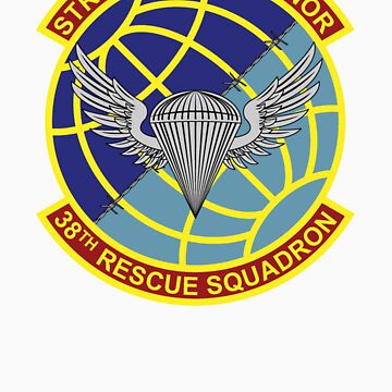 "38th Rescue Squadron" Sticker for Sale by 5thcolumn | Redbubble