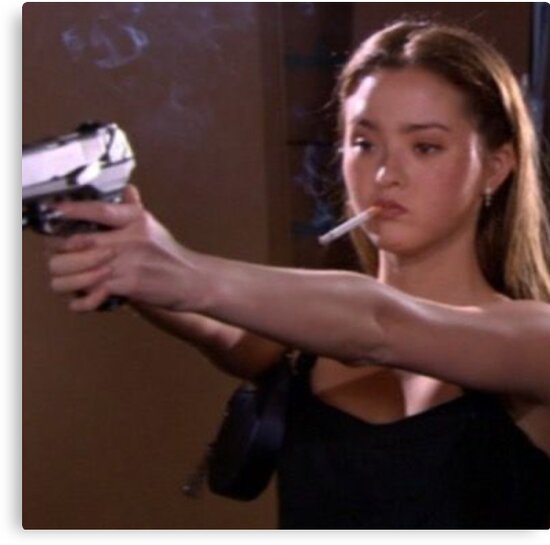 "DEVON AOKI CIGARETTE GUN" Canvas Print by Glossypop | Redbubble
