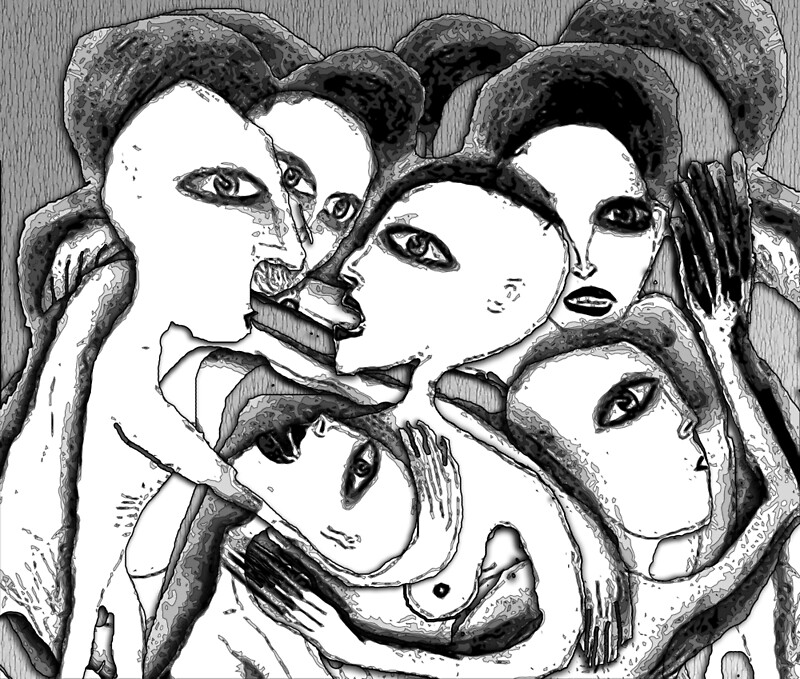 "Gossip Section" by Angelina Elander | Redbubble