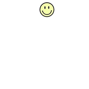 "Small light Yellow Smiley face sticker" Sticker for Sale by ...