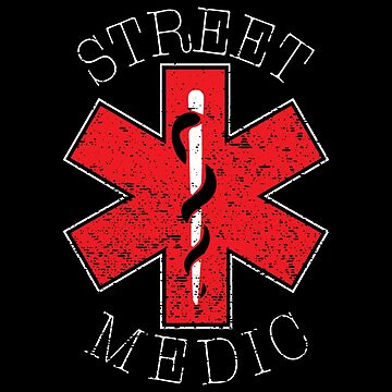"Street Medic | protest first aid anti-cop acab " Premium T-Shirt for ...