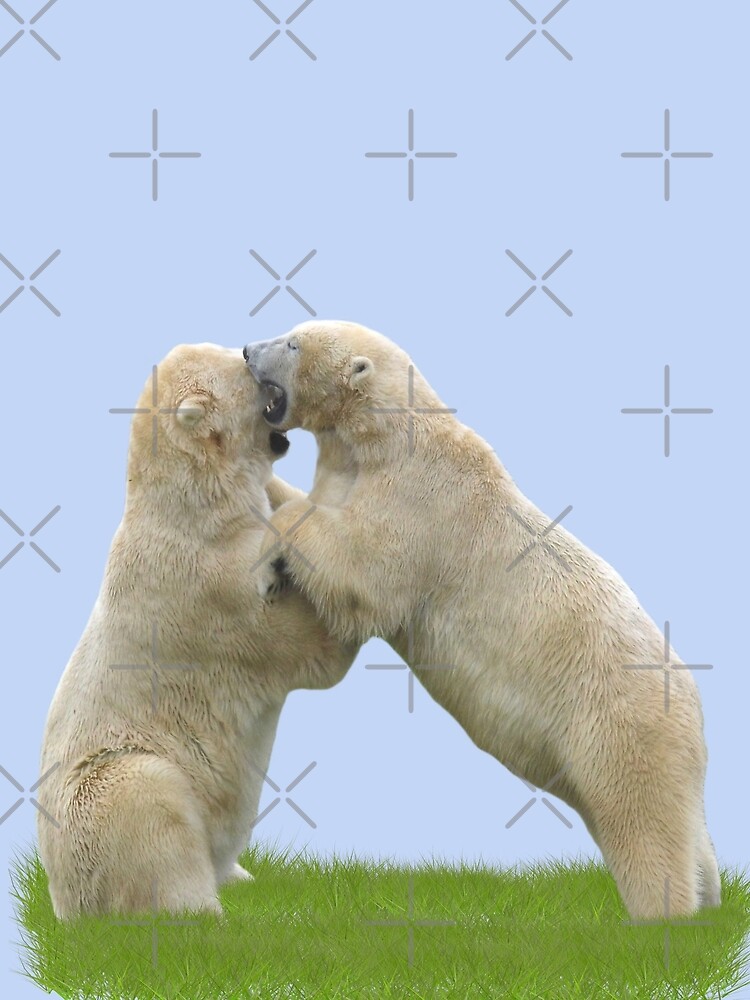 "Polar Bears at Play" by LoneAngel | Redbubble