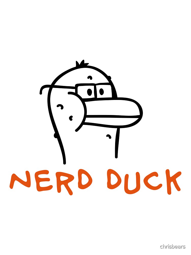 "Nerd Duck" by chrisbears | Redbubble