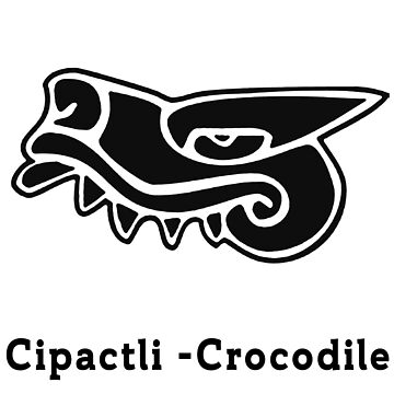 " CIPACTLI - AZTEC CROCODILE" Sticker for Sale by Zaguaro | Redbubble