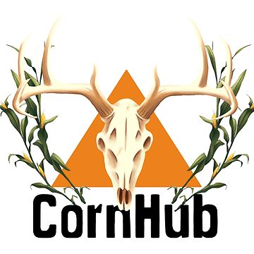 "CornHub Logo designed by Local Artist" Sticker for Sale by CornHub LLC ...