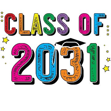 "Class Of 2031 Senior Graduation Finishing School" Kids T-Shirt for ...