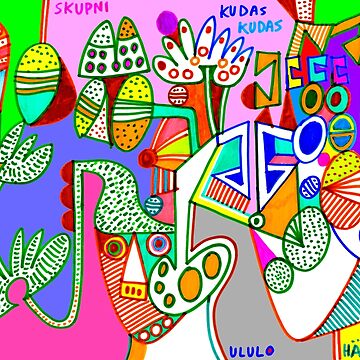 "Cluin skupni kudas ululo harka (original artwork)" Essential T-Shirt ...