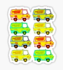 Mystery Machine Stickers | Redbubble