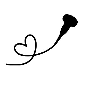 "Ultrasound /Sonographer probe heart loop" Sticker for Sale by ...