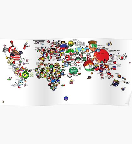 Polandball: Posters | Redbubble