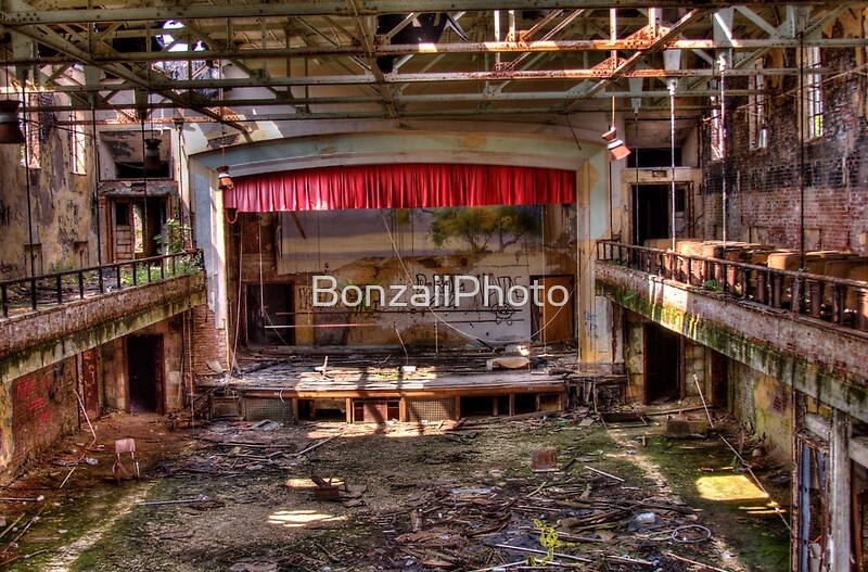 "Asylum Theater" by BonzaiiPhoto | Redbubble