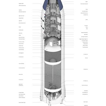 "SpaceX - Lunar Starship Cutaway" Art Board Print for Sale by ...