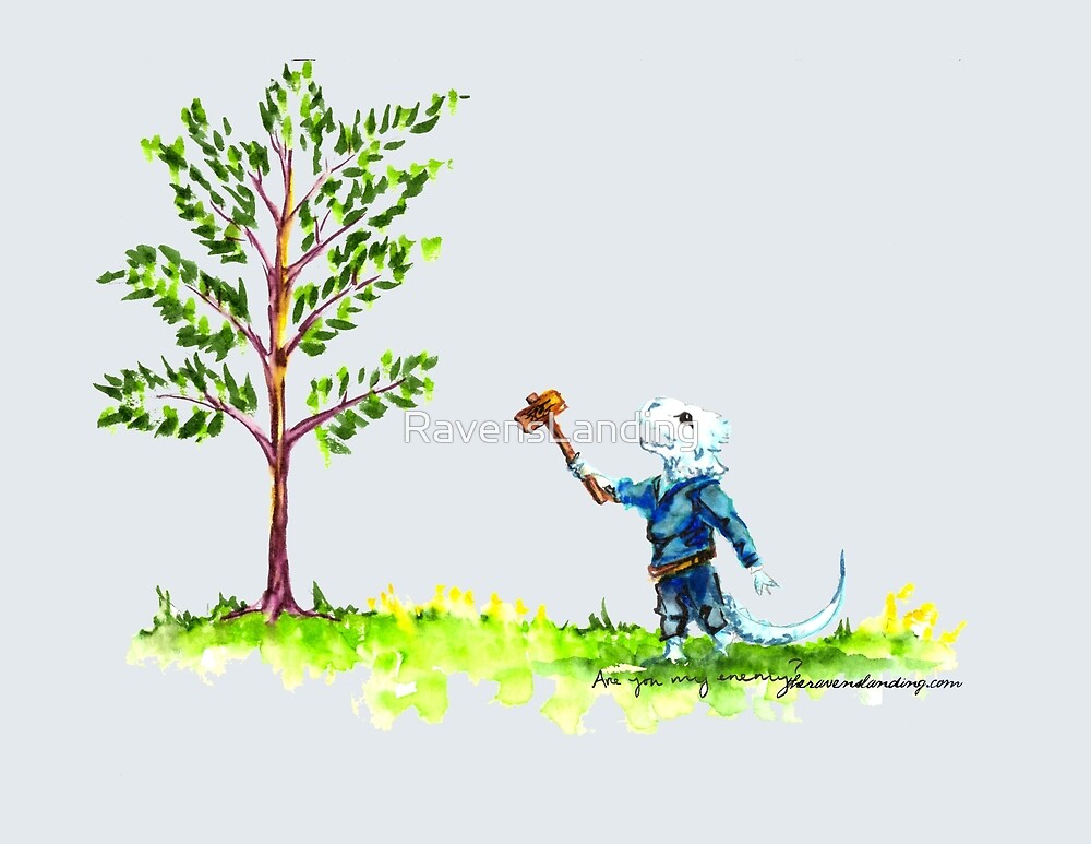 "adorable baby dragonborn paladin" by RavensLanding | Redbubble