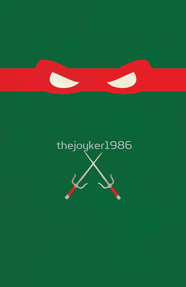 "Red Ninja Turtles Raphael" by thejoyker1986 | Redbubble